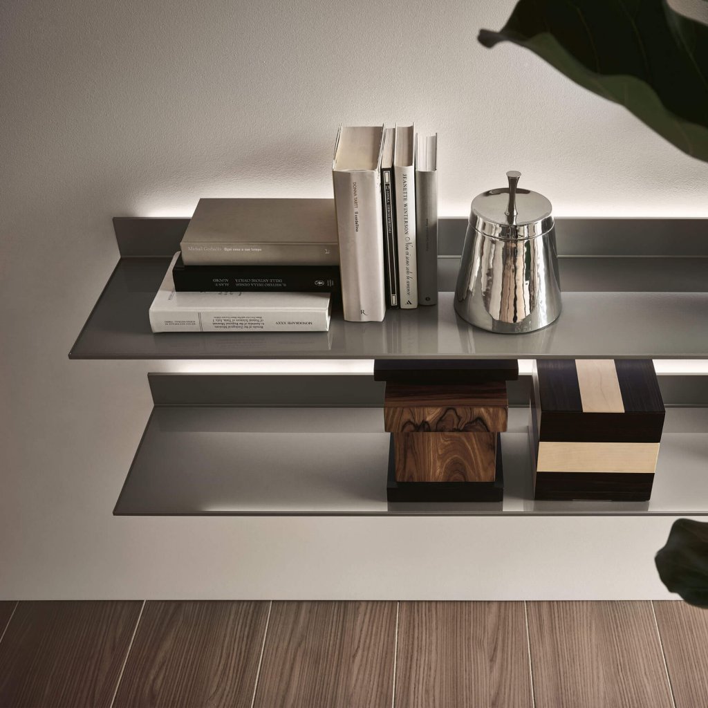 Eos modern shelves | Rimadesio