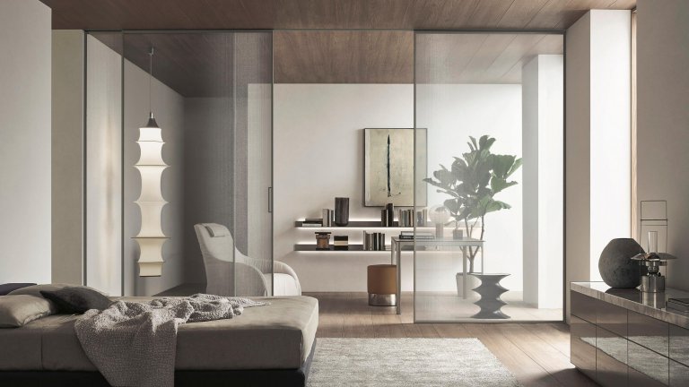 Velaria modern sliding doors | Rimadesio