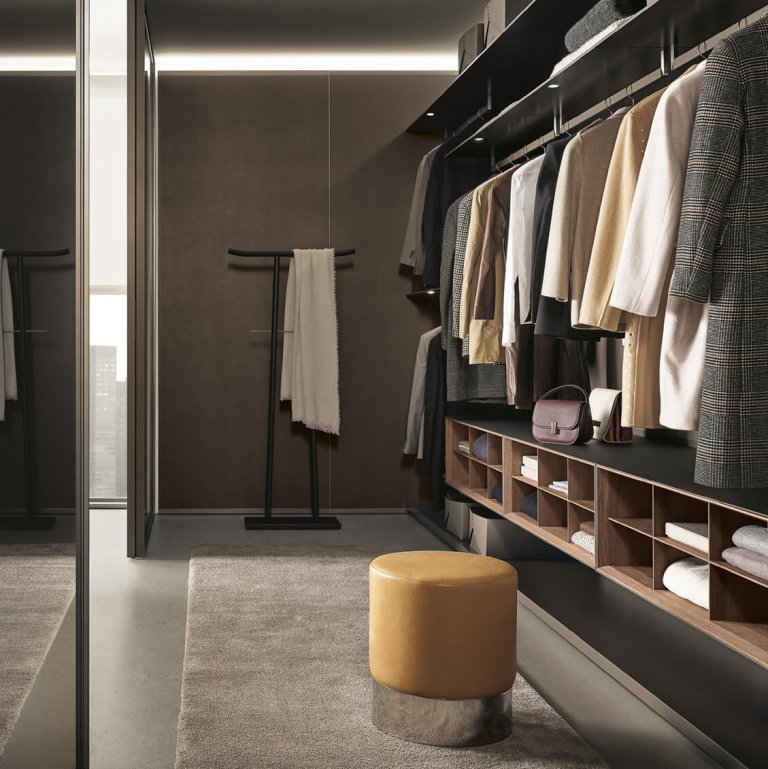 Abacus luxury walk in closets | Rimadesio