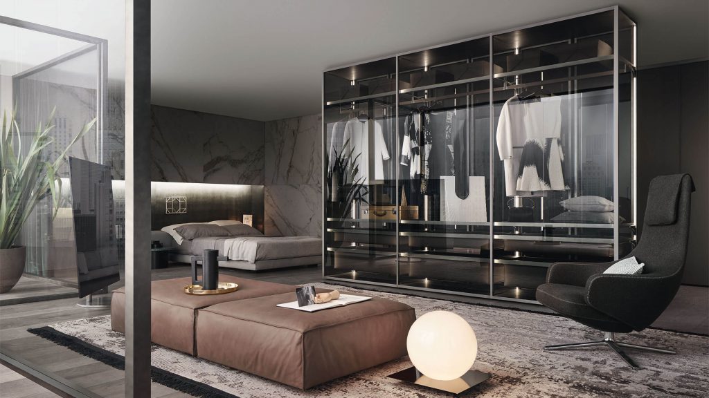 Cover Freestanding modular system | Rimadesio