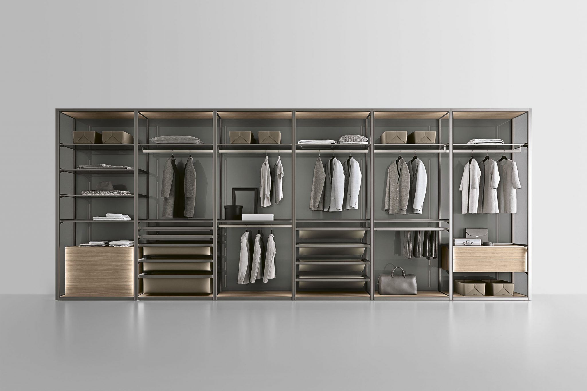 Modern Day System: Bookshelves, Display Cases & Sideboards | Rimadesio