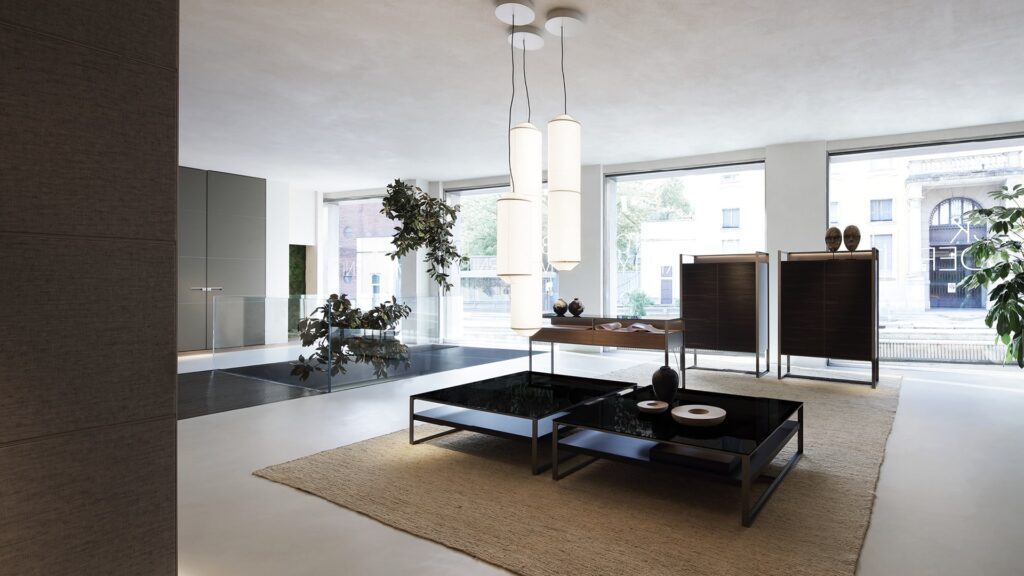 The new aesthetic of the Rimadesio Milano Flagship Store - rimadesio