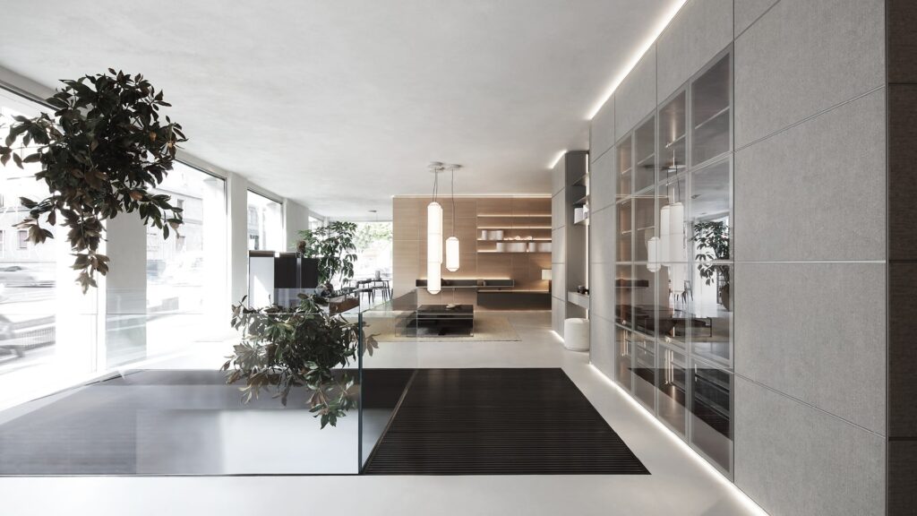 The new aesthetic of the Rimadesio Milano Flagship Store - rimadesio