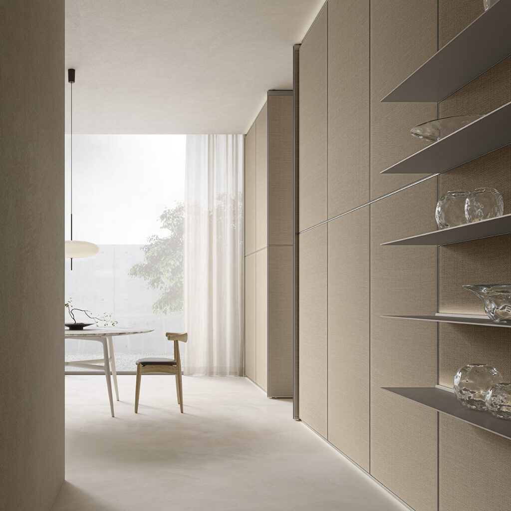 Modulor sistema boiserie di design zona giorno | Rimadesio