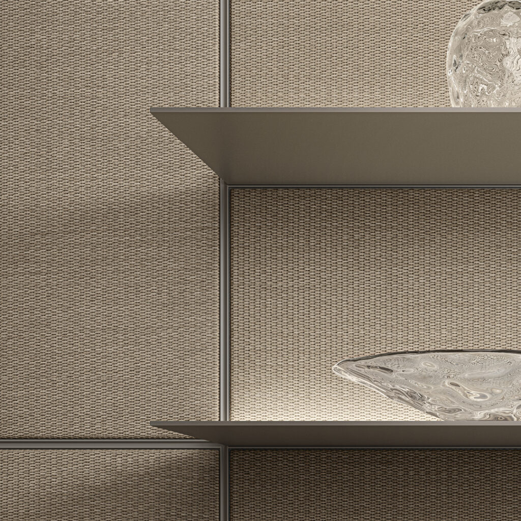 Modulor sistema boiserie di design zona giorno | Rimadesio