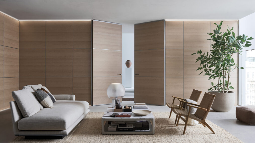 Modulor sistema boiserie di design zona giorno | Rimadesio