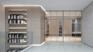 The renovated Giussano showroom - rimadesio