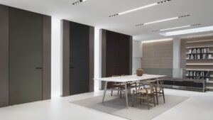 The renovated Giussano showroom - rimadesio